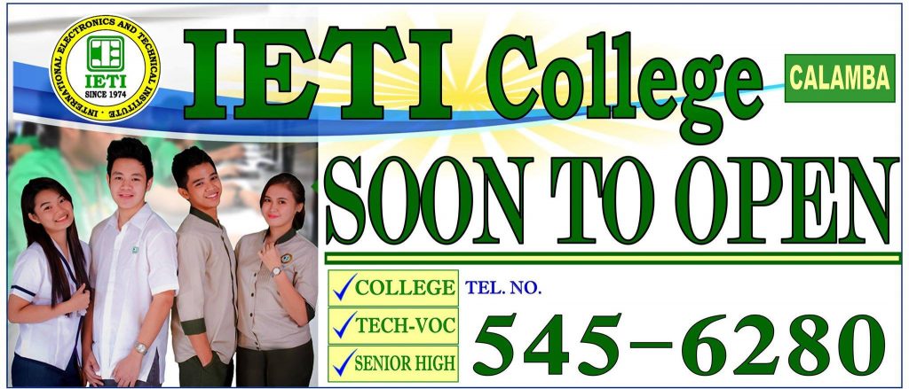 Calamba – IETI School System Official Website