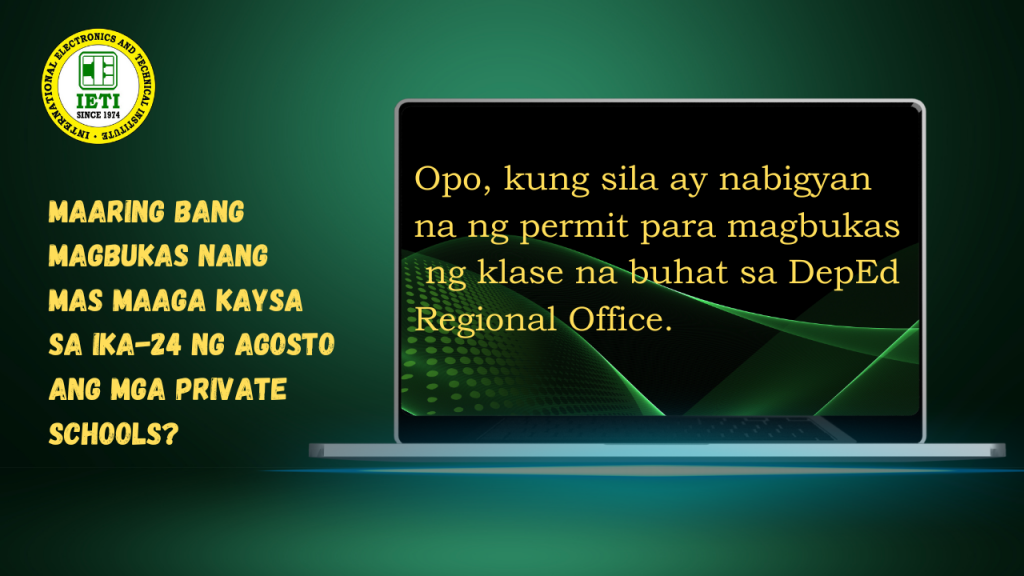 FREQUENTLY ASK QUESTION - IETI School System Official Website