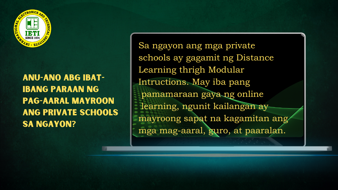 FREQUENTLY ASK QUESTION - IETI School System Official Website